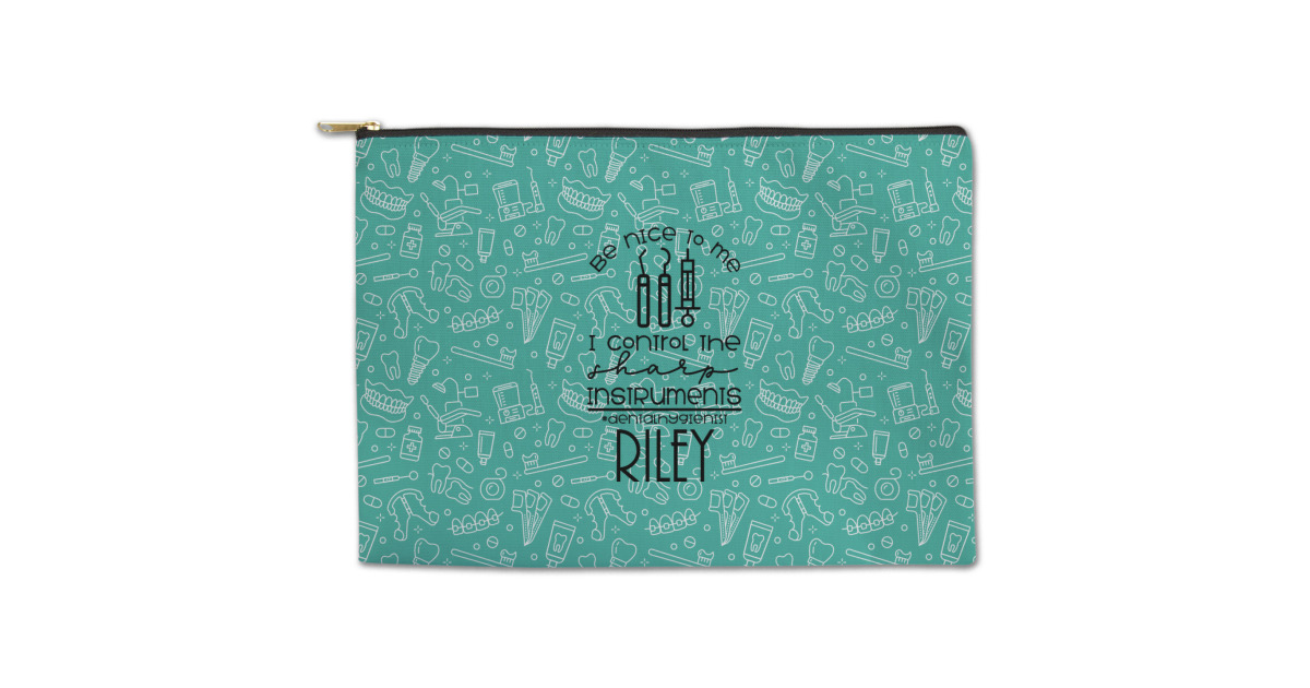 Custom Dental Hygienist Zipper Pouch (Personalized) | YouCustomizeIt