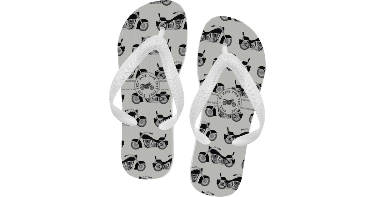 Custom Motorcycle Flip Flops (Personalized) | YouCustomizeIt
