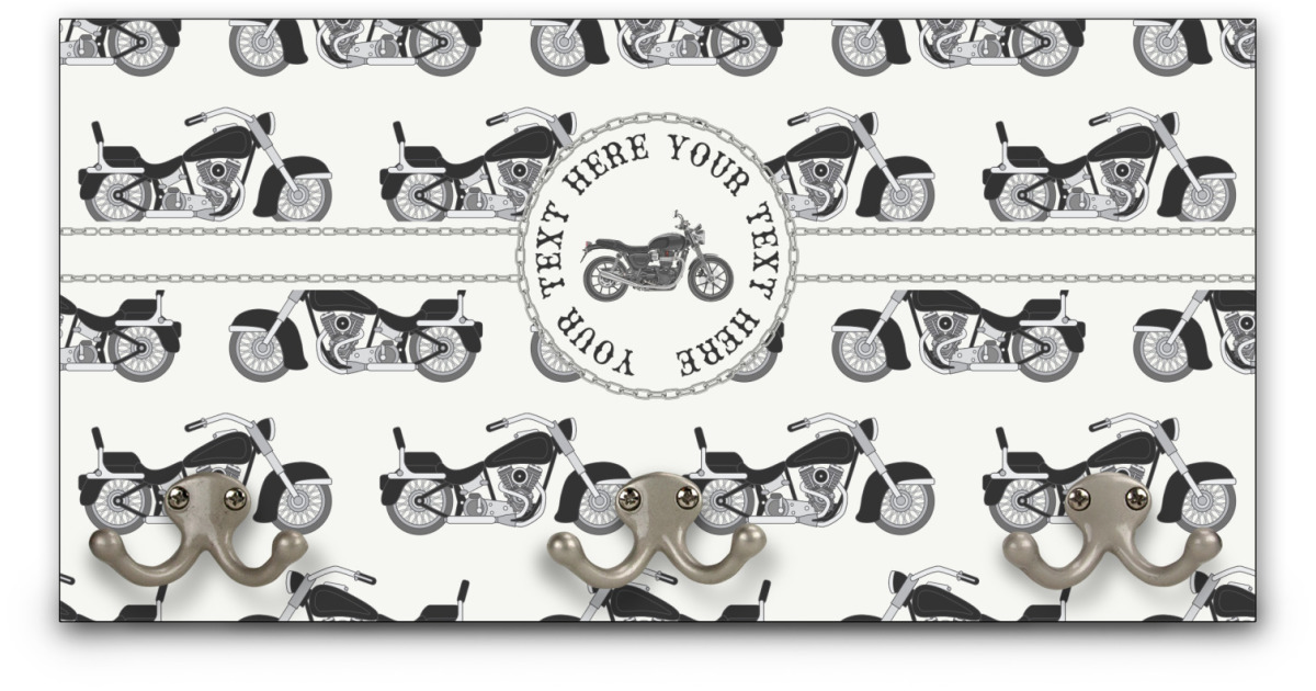 Custom Motorcycle Wall Mounted Coat Rack (Personalized) | YouCustomizeIt