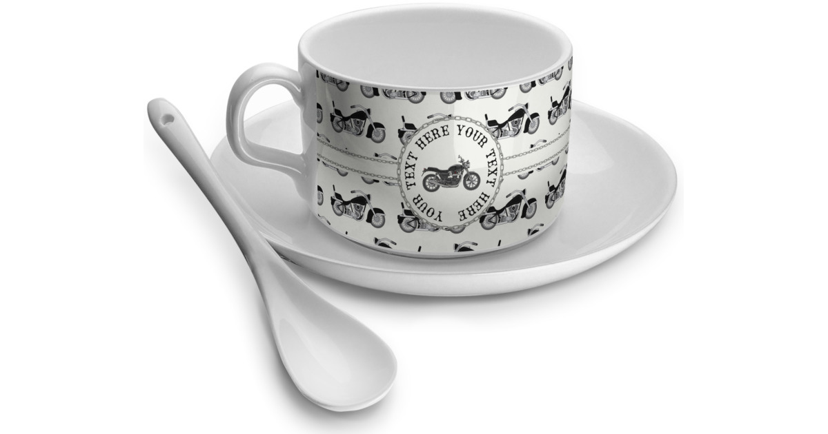 Custom Motorcycle Tea Cup - Single (Personalized) | YouCustomizeIt