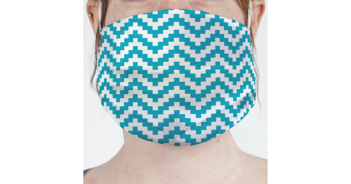 Custom Pixelated Chevron Face Mask Cover | YouCustomizeIt