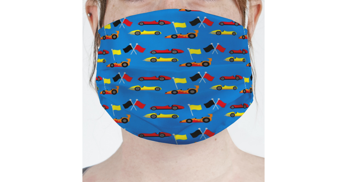 Custom Racing Car Face Mask Cover | YouCustomizeIt