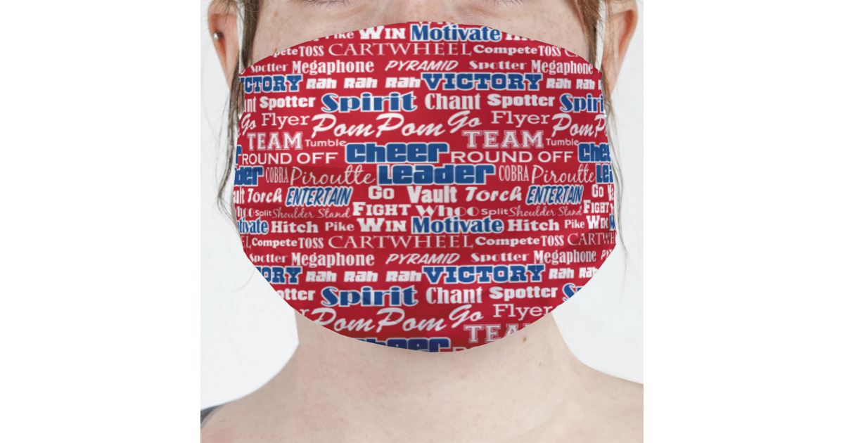 Custom Cheerleader Face Mask Cover | YouCustomizeIt