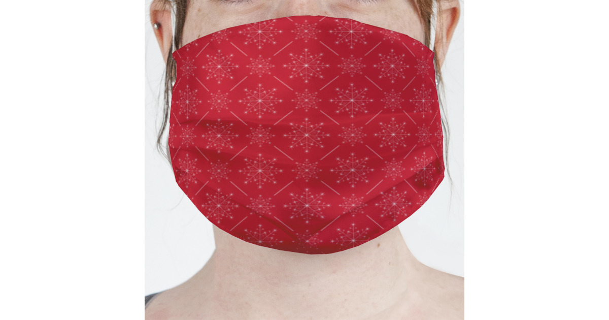 Custom Snowflakes Face Mask Cover | YouCustomizeIt