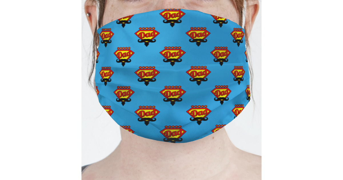 Custom Super Dad Face Mask Cover | YouCustomizeIt