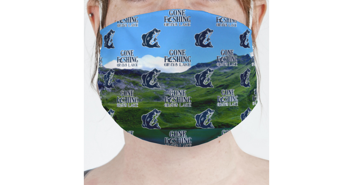 Custom Gone Fishing Face Mask Cover (Personalized) | YouCustomizeIt