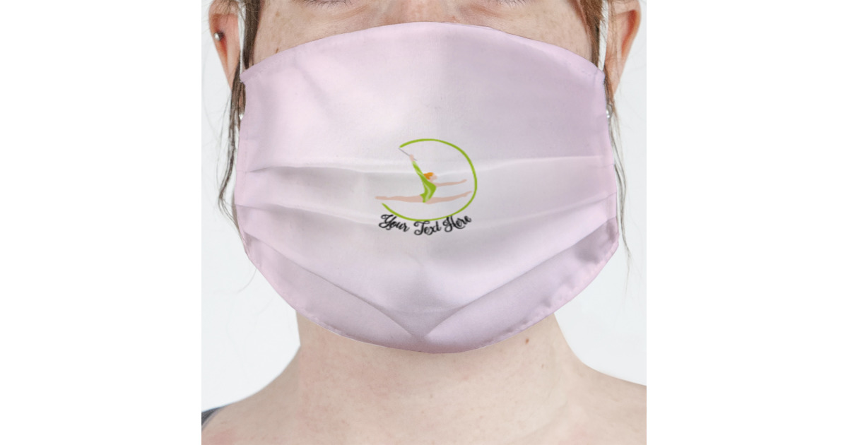 Custom Gymnastics with Name/Text Face Mask Cover (Personalized ...