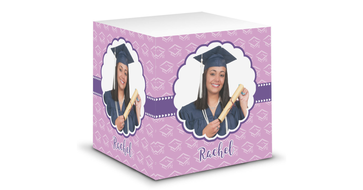 Custom Graduation Sticky Note Cube (Personalized) | YouCustomizeIt