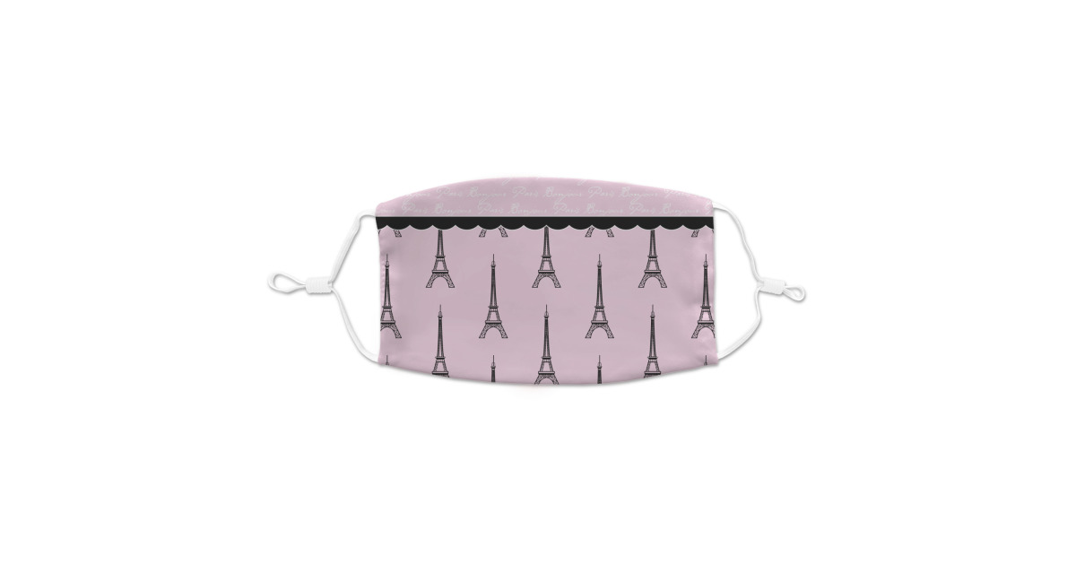 Custom Paris & Eiffel Tower Adult Cloth Face Mask | YouCustomizeIt