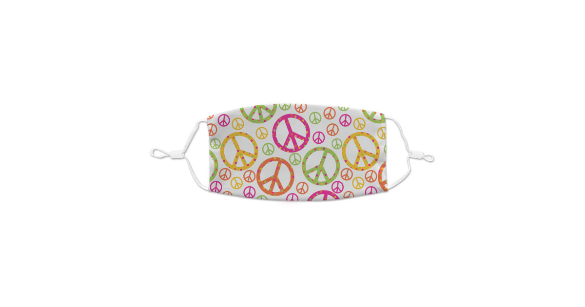 Custom Peace Sign Kid's Cloth Face Mask | YouCustomizeIt