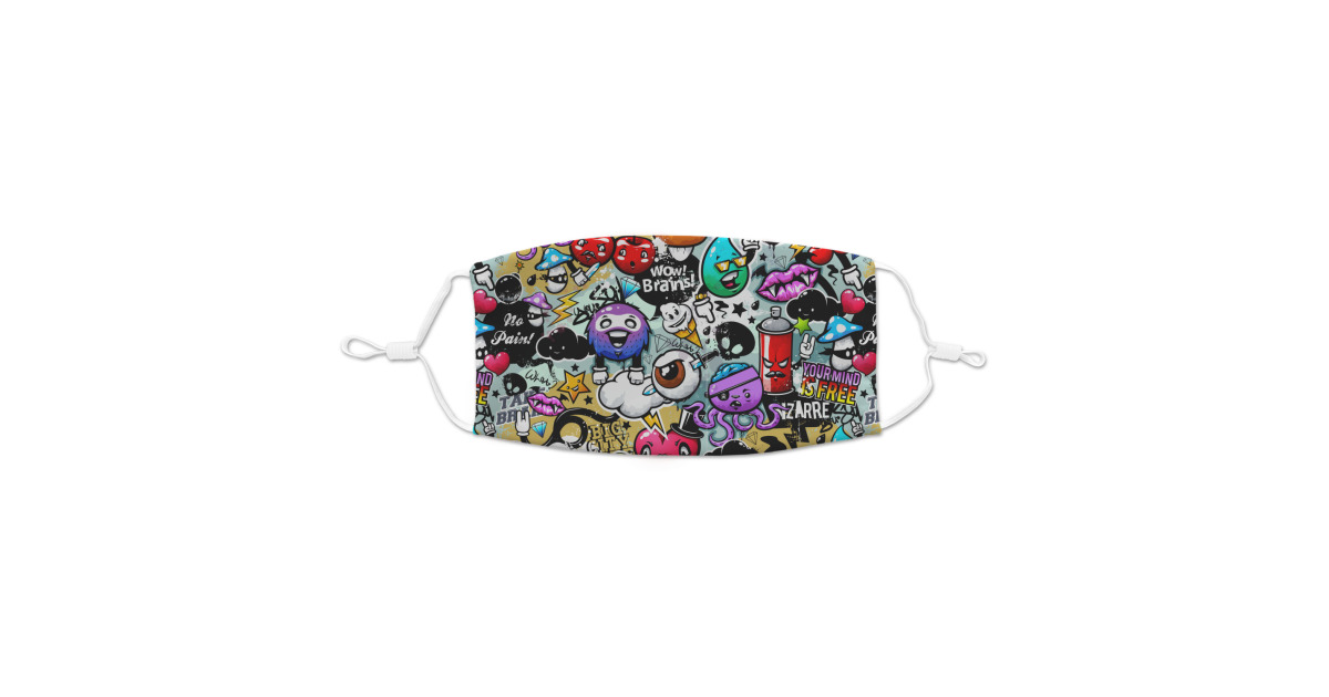 Custom Graffiti Kid's Cloth Face Mask | YouCustomizeIt