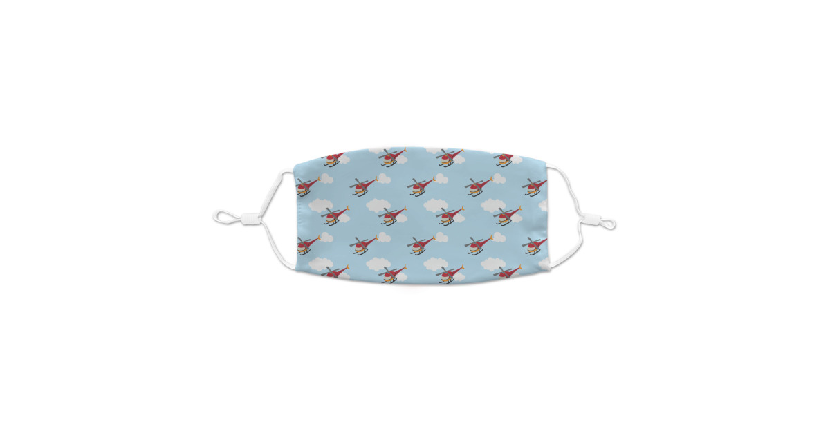 Custom Helicopter Kid's Cloth Face Mask | YouCustomizeIt