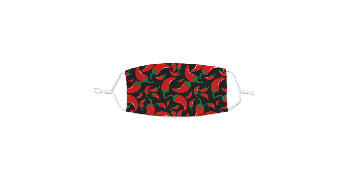 Custom Chili Peppers Kid's Cloth Face Mask - XSmall | YouCustomizeIt