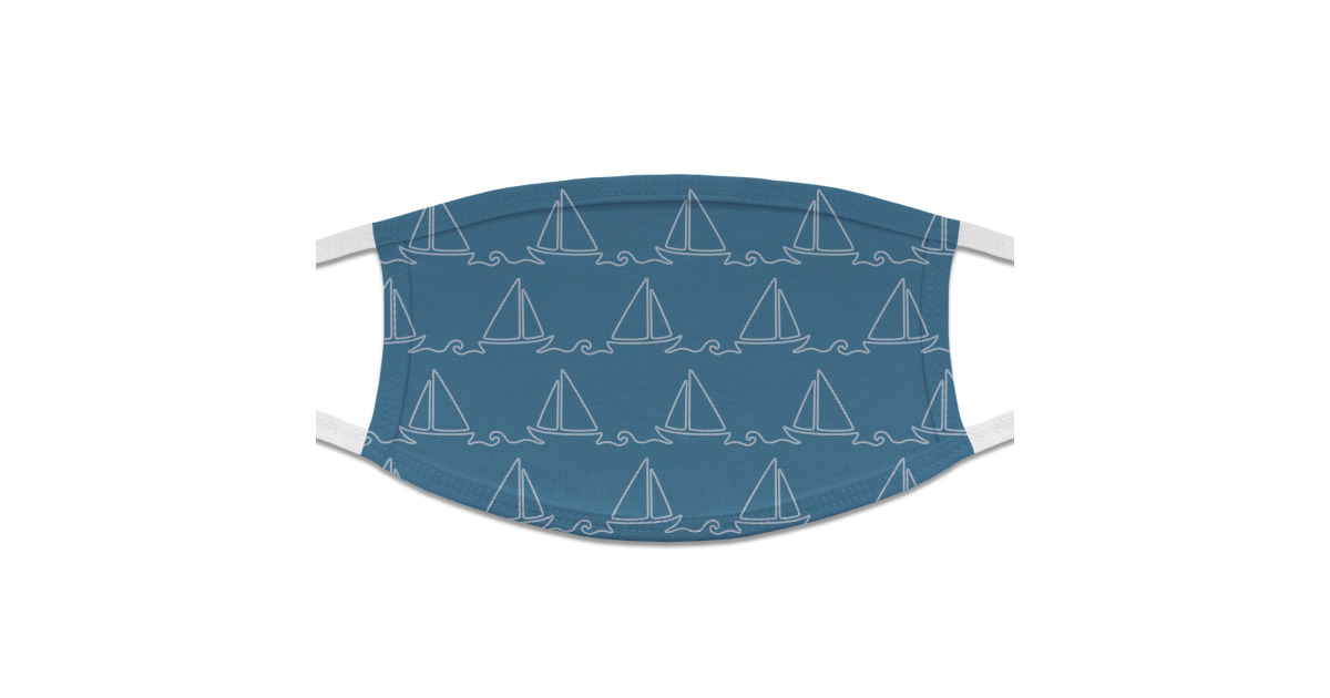 Custom Rope Sail Boats Cloth Face Mask (T-Shirt Fabric) | YouCustomizeIt