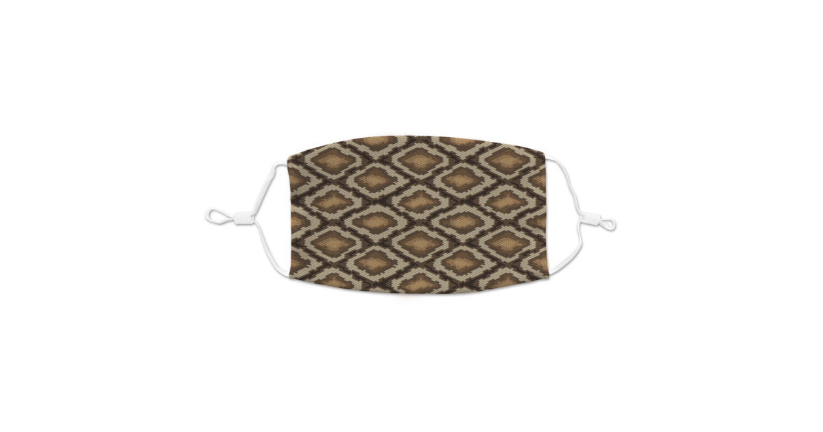 Custom Snake Skin Adult Cloth Face Mask | YouCustomizeIt