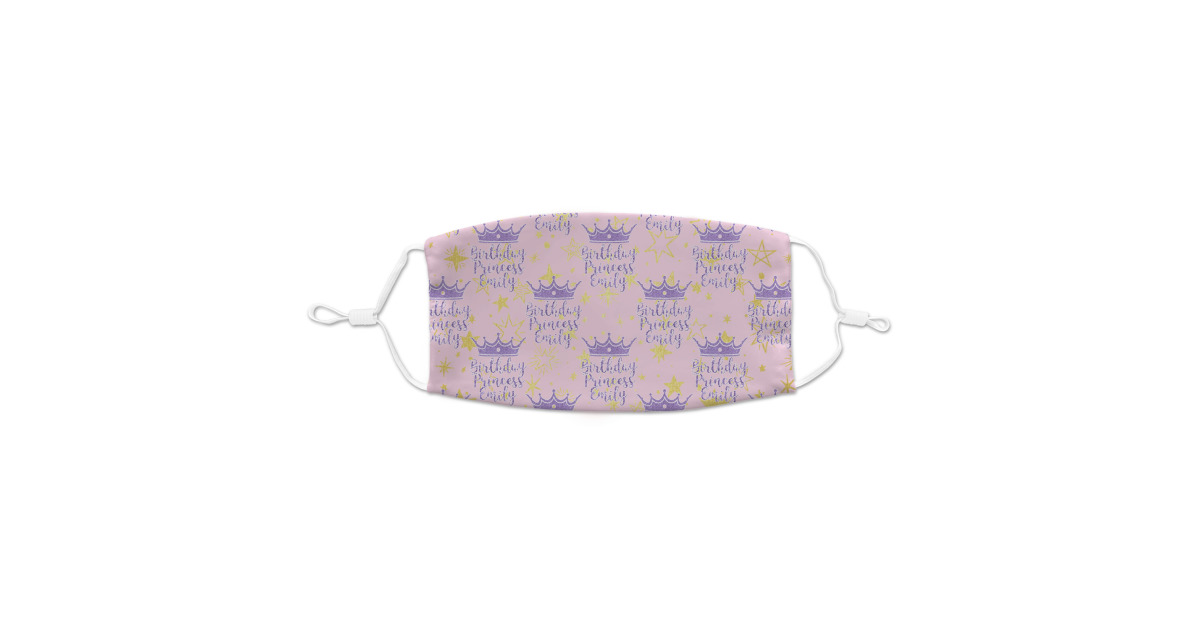 Custom Birthday Princess Kid's Cloth Face Mask (Personalized ...