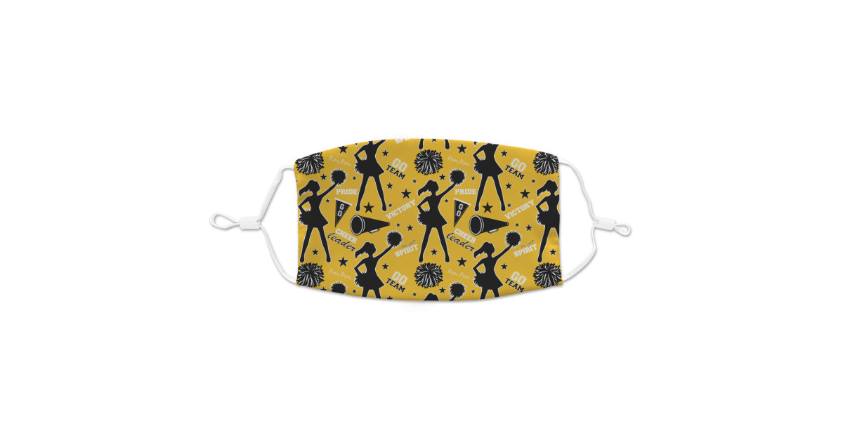 Custom Cheer Adult Cloth Face Mask | YouCustomizeIt