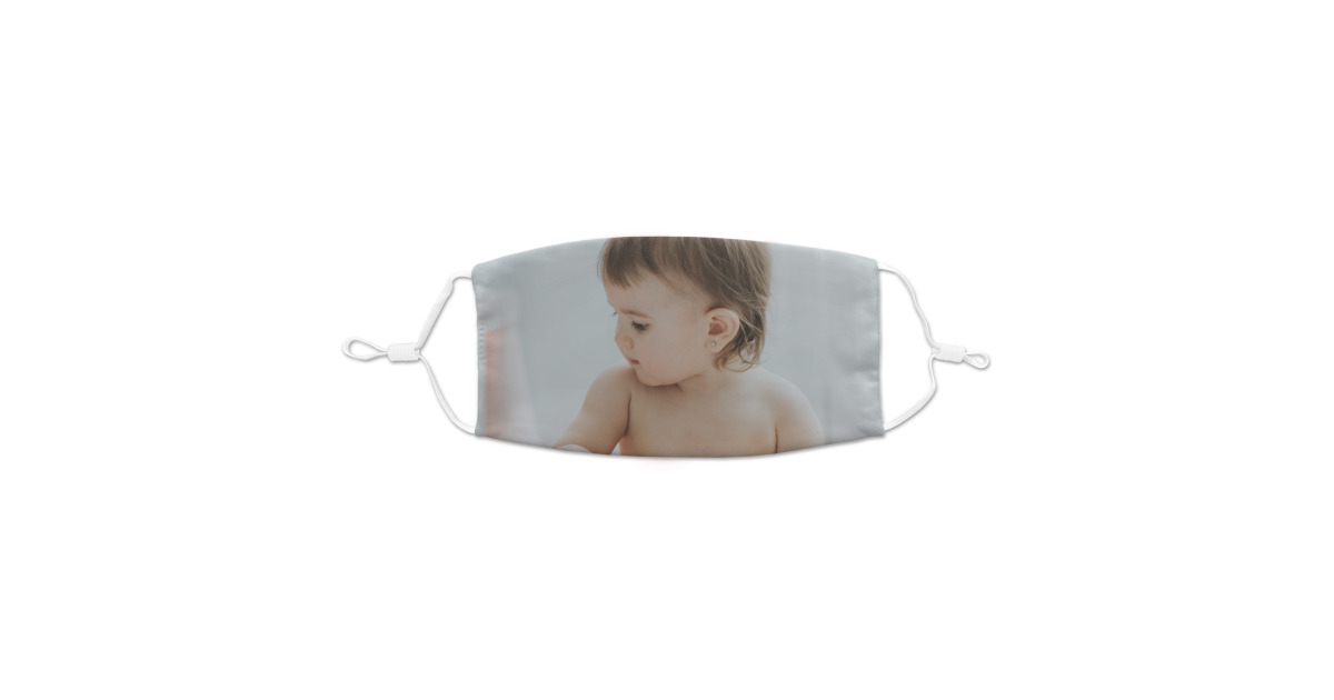 Custom Baby Girl Photo Kid's Cloth Face Mask | YouCustomizeIt