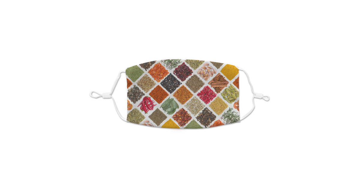 Custom Spices Adult Cloth Face Mask | YouCustomizeIt