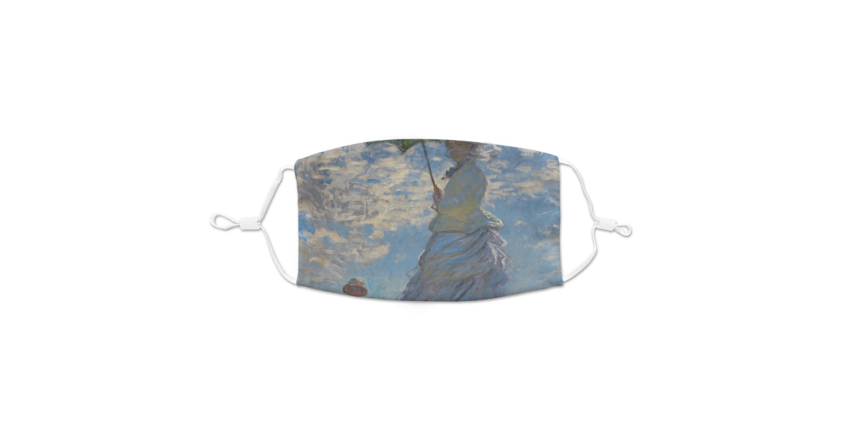 Custom Promenade Woman by Claude Monet Adult Cloth Face Mask - Standard ...