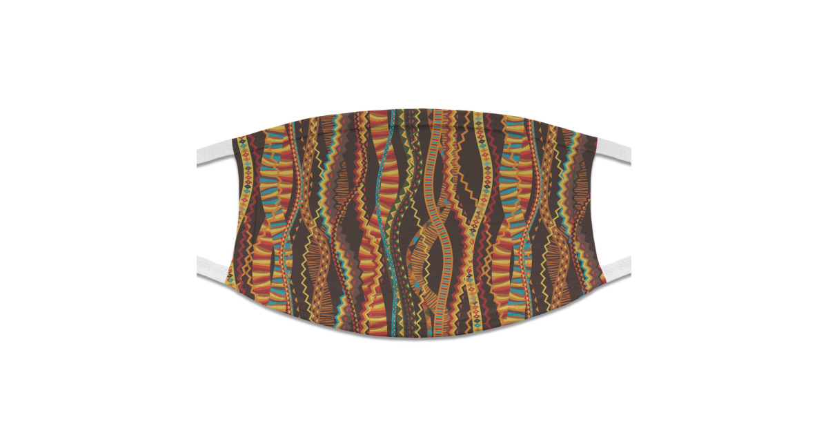 Tribal Ribbons Cloth Face Mask (T-Shirt Fabric) (Personalized ...