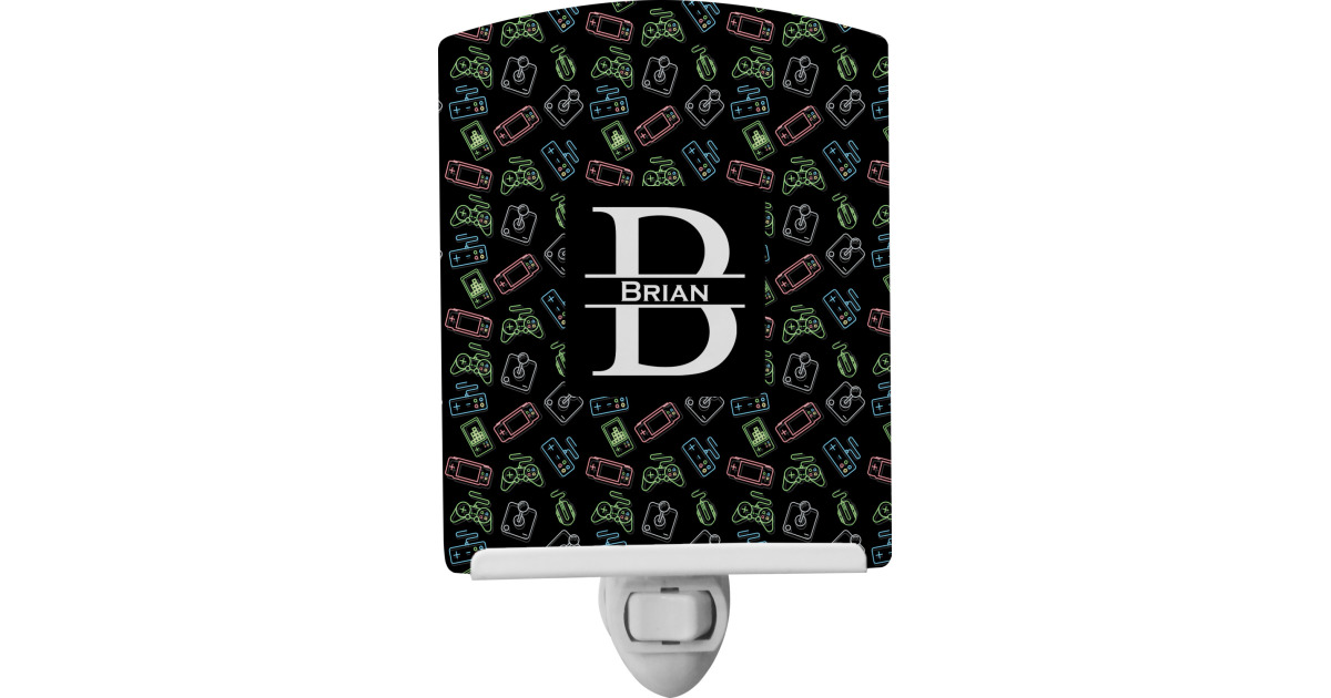 Custom Video Game Ceramic Night Light (Personalized) | YouCustomizeIt
