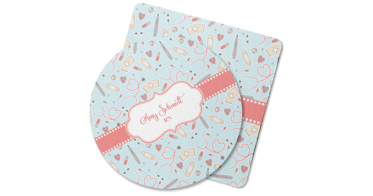 Custom Nurse Rubber Backed Coaster (Personalized) | YouCustomizeIt