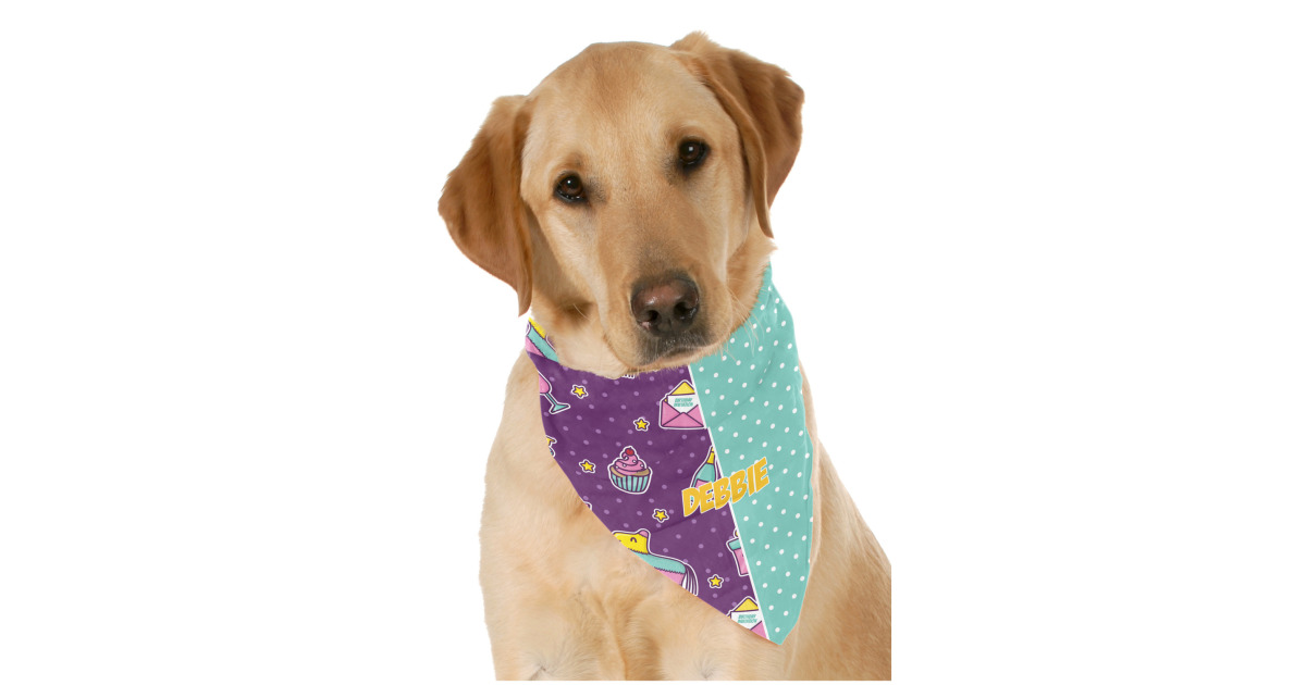 Custom Pinata Birthday Dog Bandana Scarf w/ Name or Text | YouCustomizeIt
