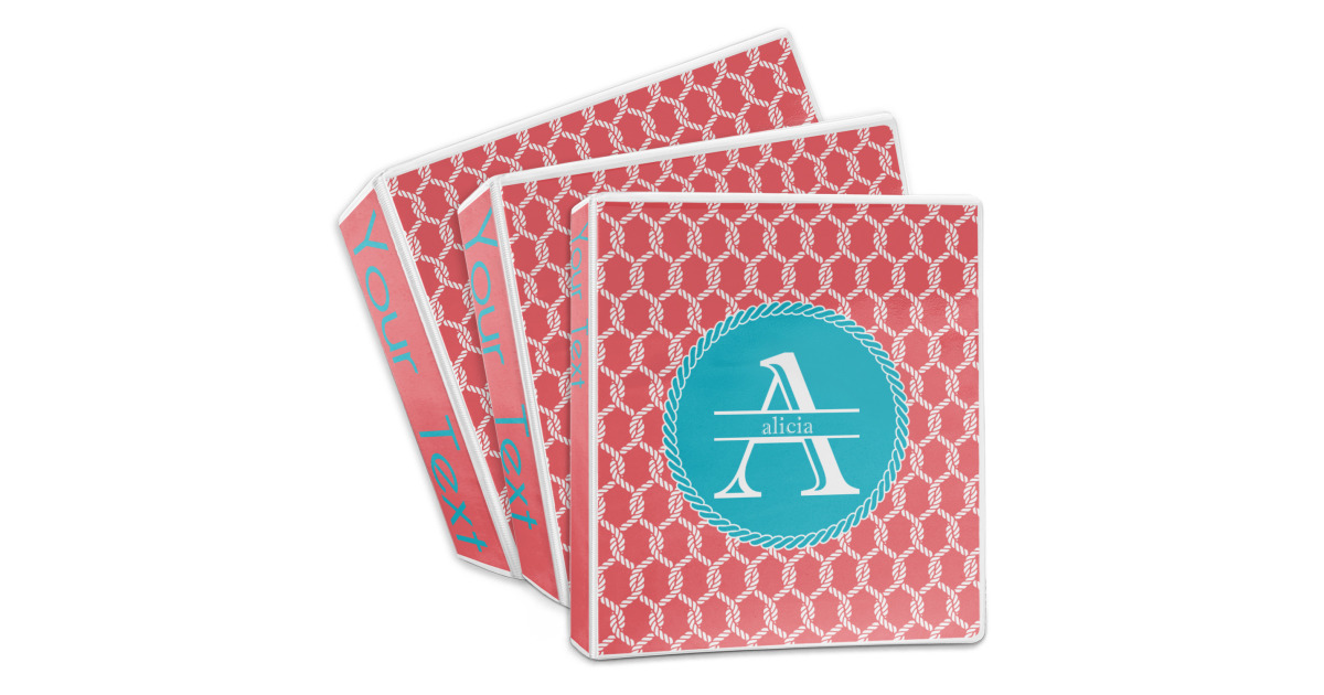 Custom Linked Rope 3-Ring Binder (Personalized) | YouCustomizeIt