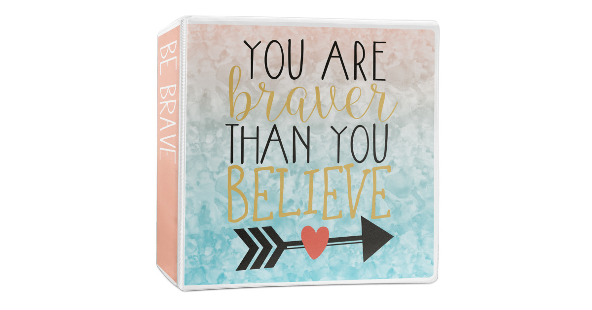 Custom Inspirational Quotes 3-Ring Binder - 2 inch | YouCustomizeIt