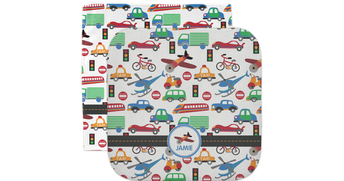 Custom Transportation Facecloth / Wash Cloth (Personalized ...