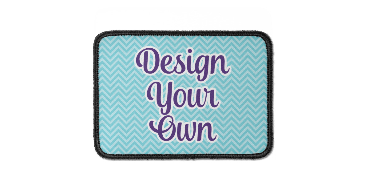 Custom Iron On Rectangle Patches | Design & Preview Online | YouCustomizeIt