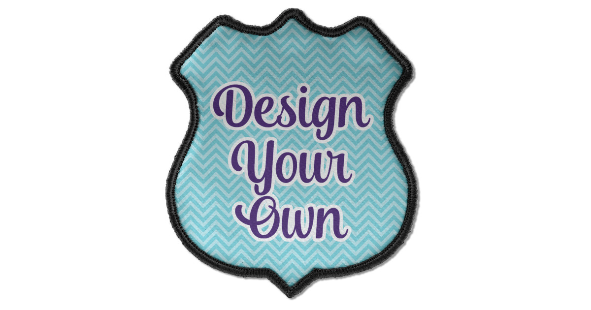 Custom Iron On Shield Patches - Style C | Design & Preview Online ...