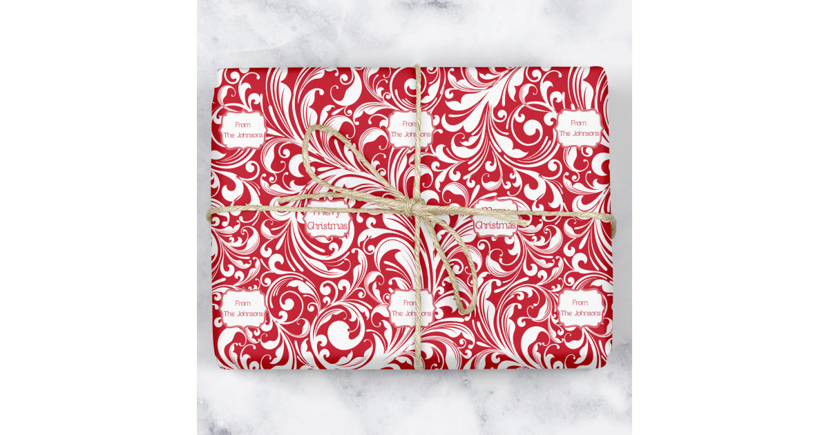Custom Swirl Wrapping Paper (Personalized) | YouCustomizeIt