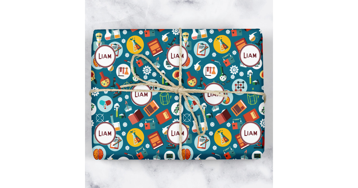 Custom Rocket Science Wrapping Paper (Personalized) | YouCustomizeIt