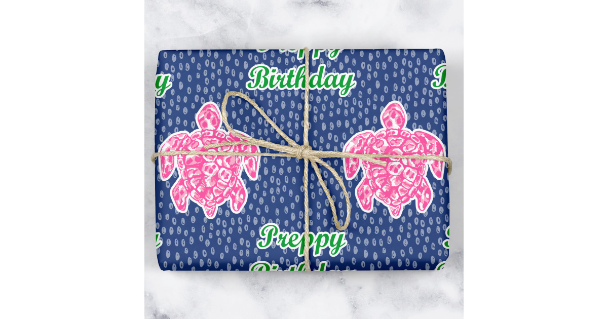 Custom Preppy Wrapping Paper (Personalized) | YouCustomizeIt