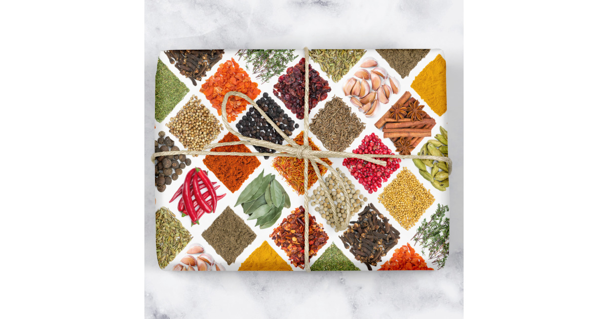 Spices Wrapping Paper (Personalized) - YouCustomizeIt