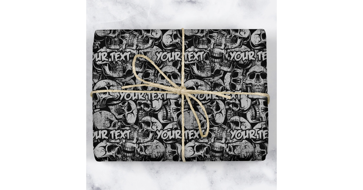 Custom Skulls Wrapping Paper (Personalized) | YouCustomizeIt