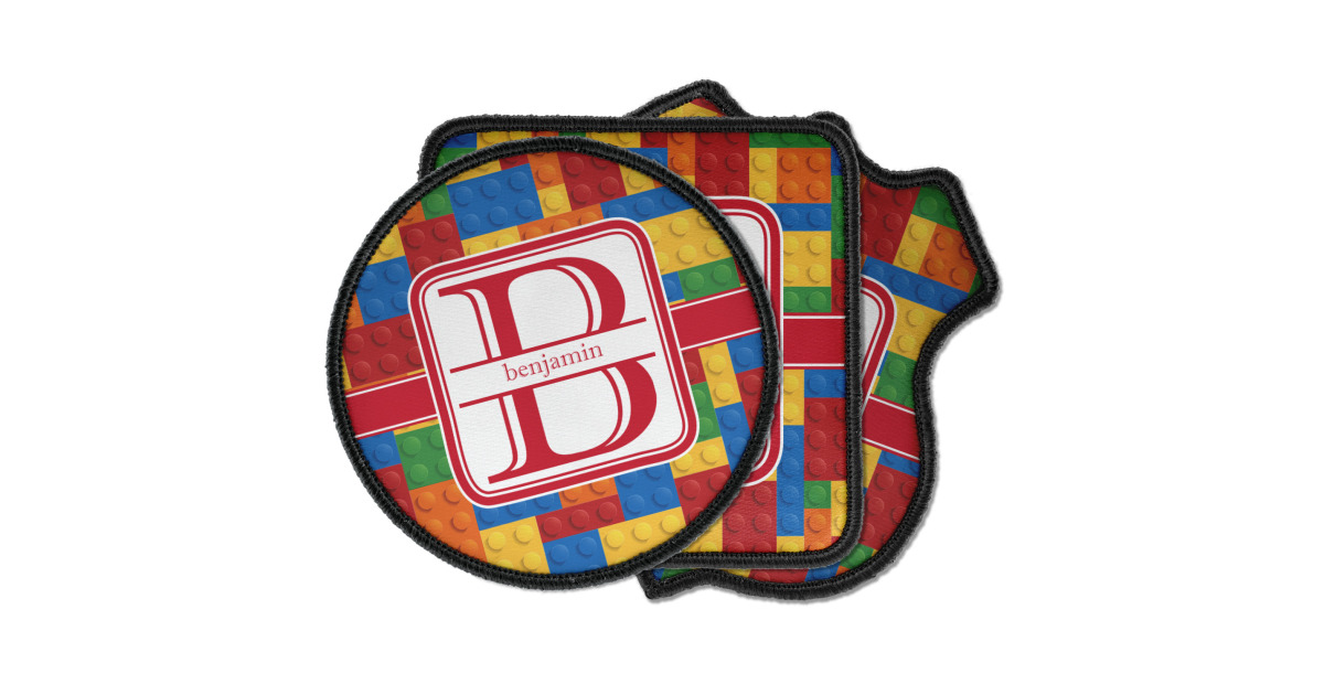 Custom Building Blocks Iron on Patches (Personalized) | YouCustomizeIt