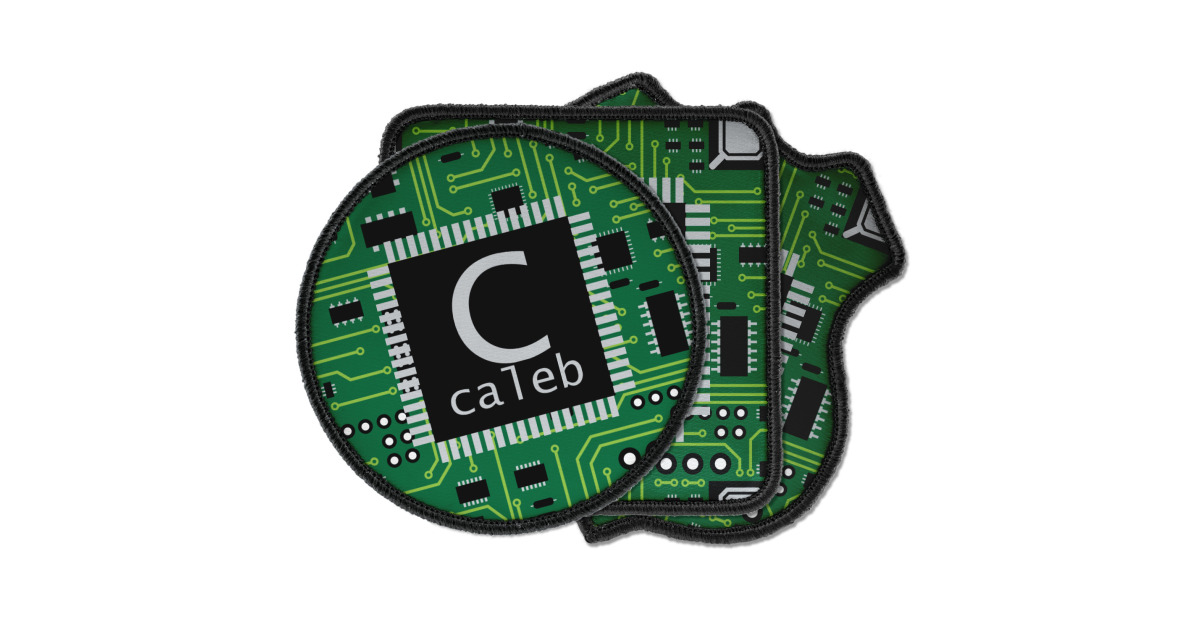 Custom Circuit Board Iron on Patches (Personalized) | YouCustomizeIt