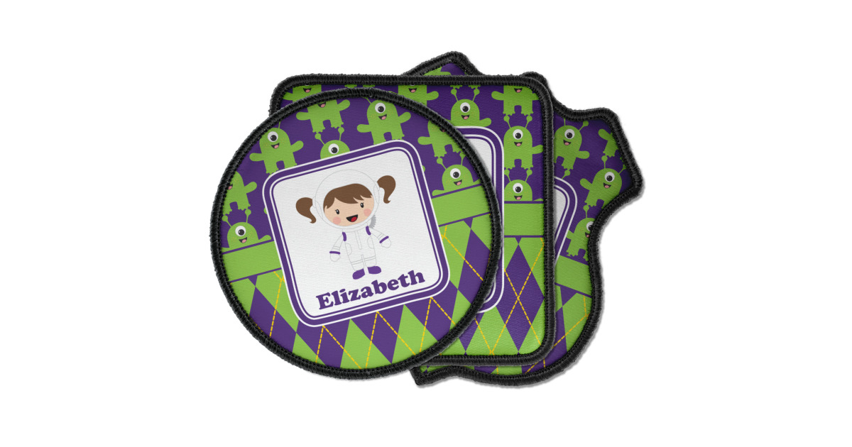 Custom Astronaut, Aliens & Argyle Iron on Patches (Personalized ...