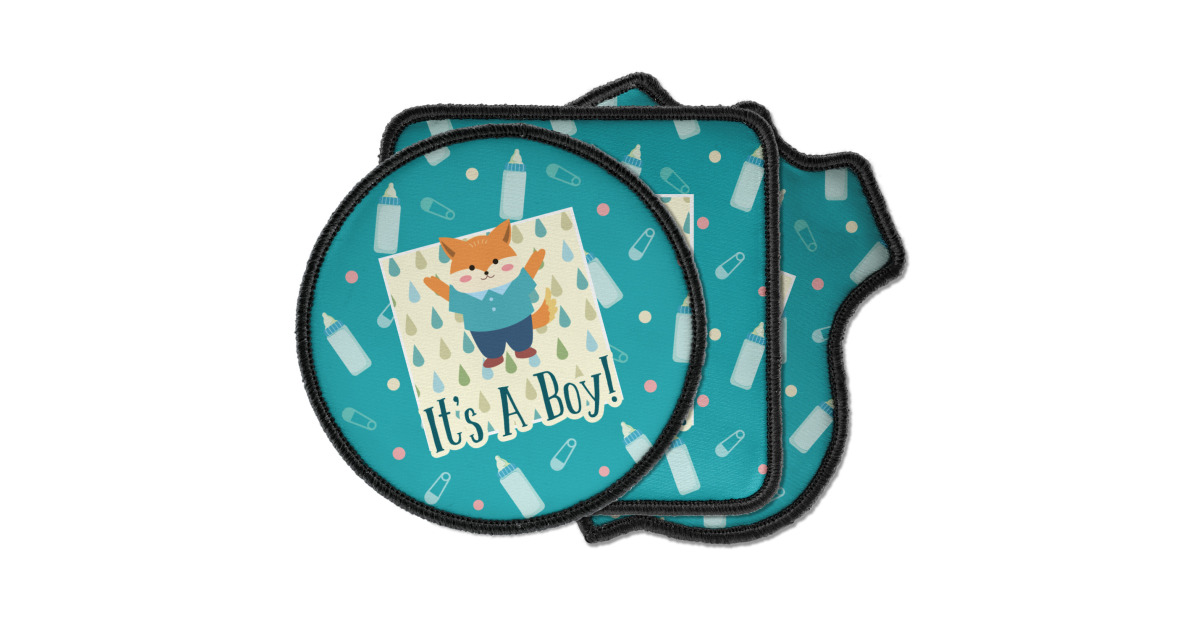 Custom Baby Shower Iron on Patches | YouCustomizeIt