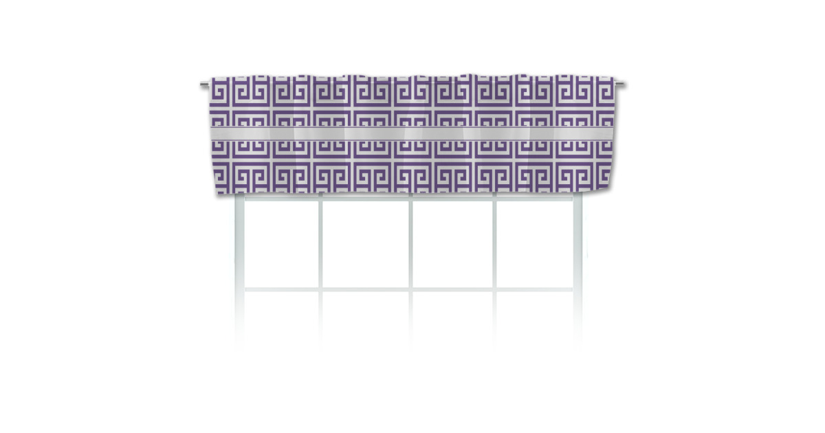 Custom Greek Key Valance | YouCustomizeIt