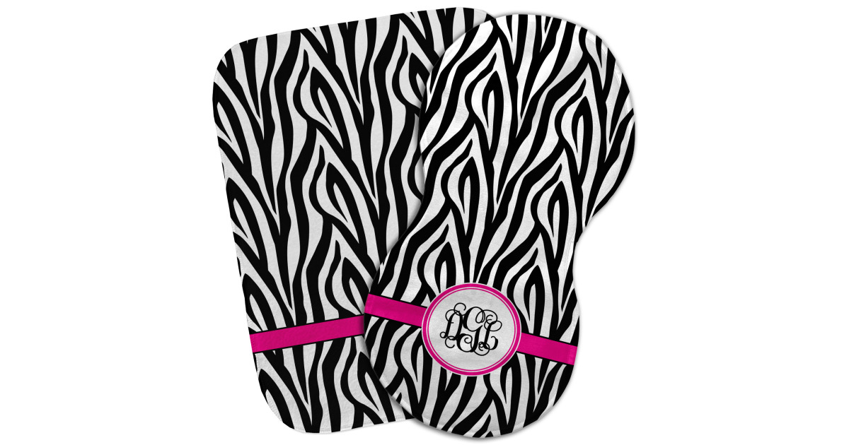 Custom Zebra Print Burp Cloth (Personalized) | YouCustomizeIt
