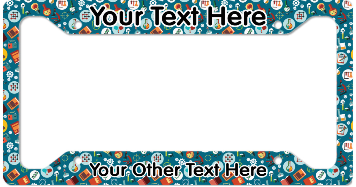 Custom Rocket Science License Plate Frame (Personalized) | YouCustomizeIt