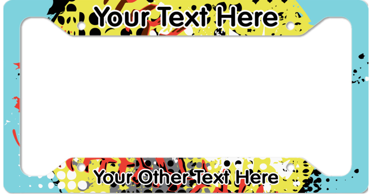 Custom Softball License Plate Frame (Personalized) | YouCustomizeIt