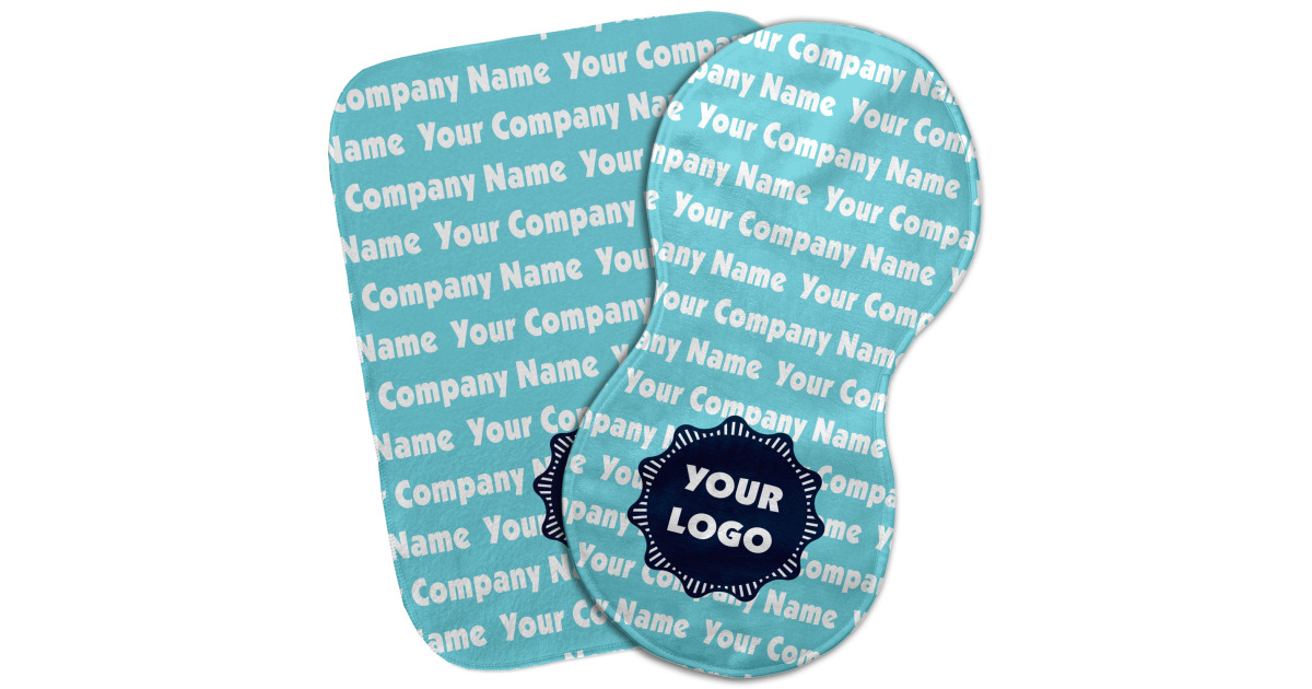 Custom Logo & Company Name Burp Cloth | YouCustomizeIt