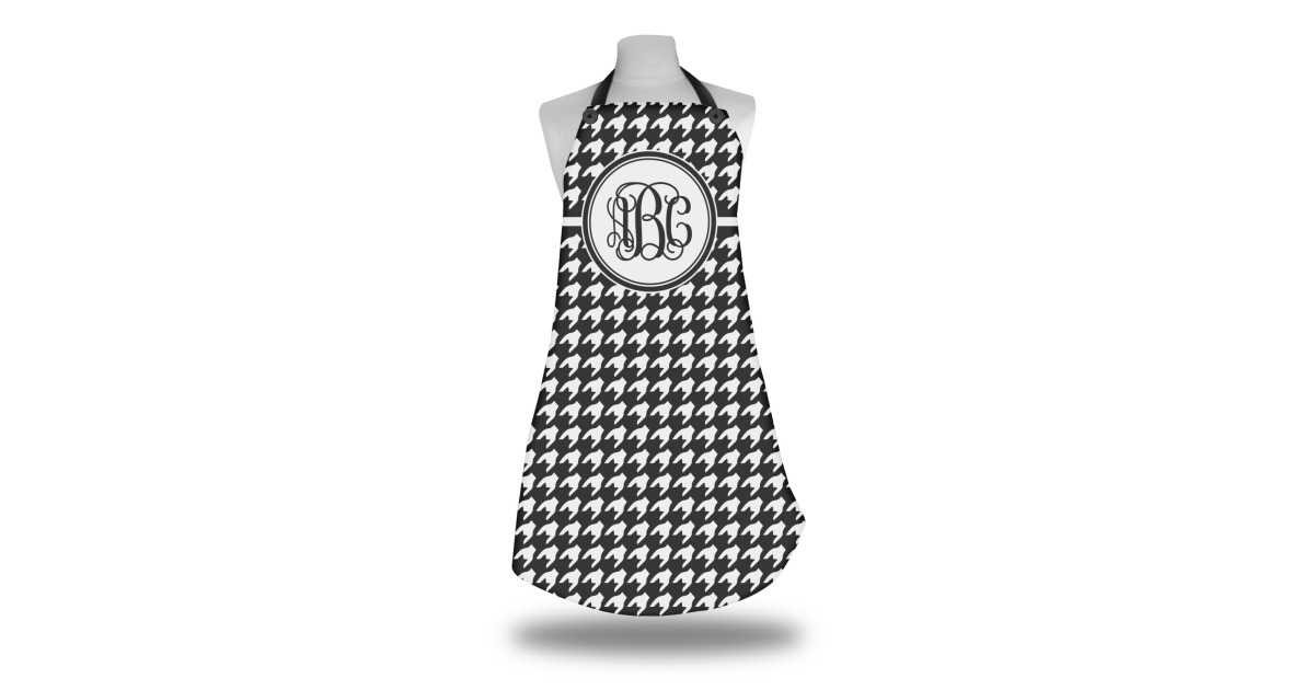Custom Houndstooth Apron w/ Monogram | YouCustomizeIt