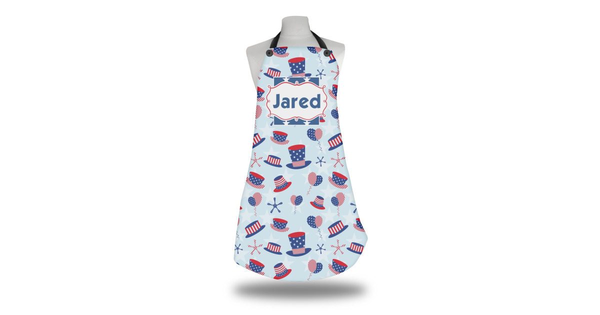 Custom Patriotic Celebration Apron w/ Name or Text | YouCustomizeIt