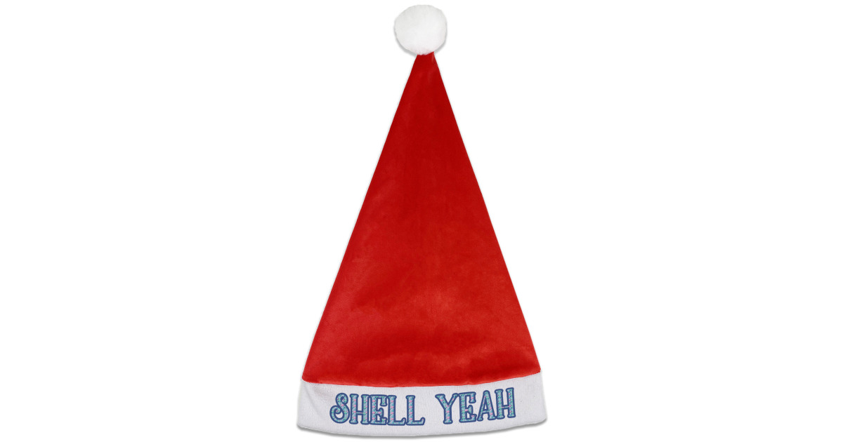 Custom Preppy Sea Shells Santa Hat (Personalized) | YouCustomizeIt